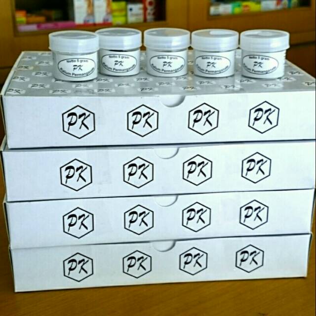 Jual Bubuk PK / Peka Ungu Kalium Permanganas pk per pot @5 gram ...