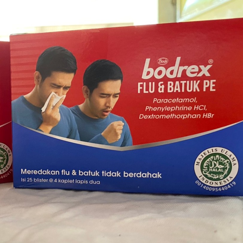 Jual Bodrex Flu dan Batuk PE Per Box Isi 25 Strip | Shopee Indonesia