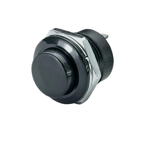 Jual MOMENTARY PUSH BUTTON AC 125V 250V R13-507 BLACK ROUND BUTON ...