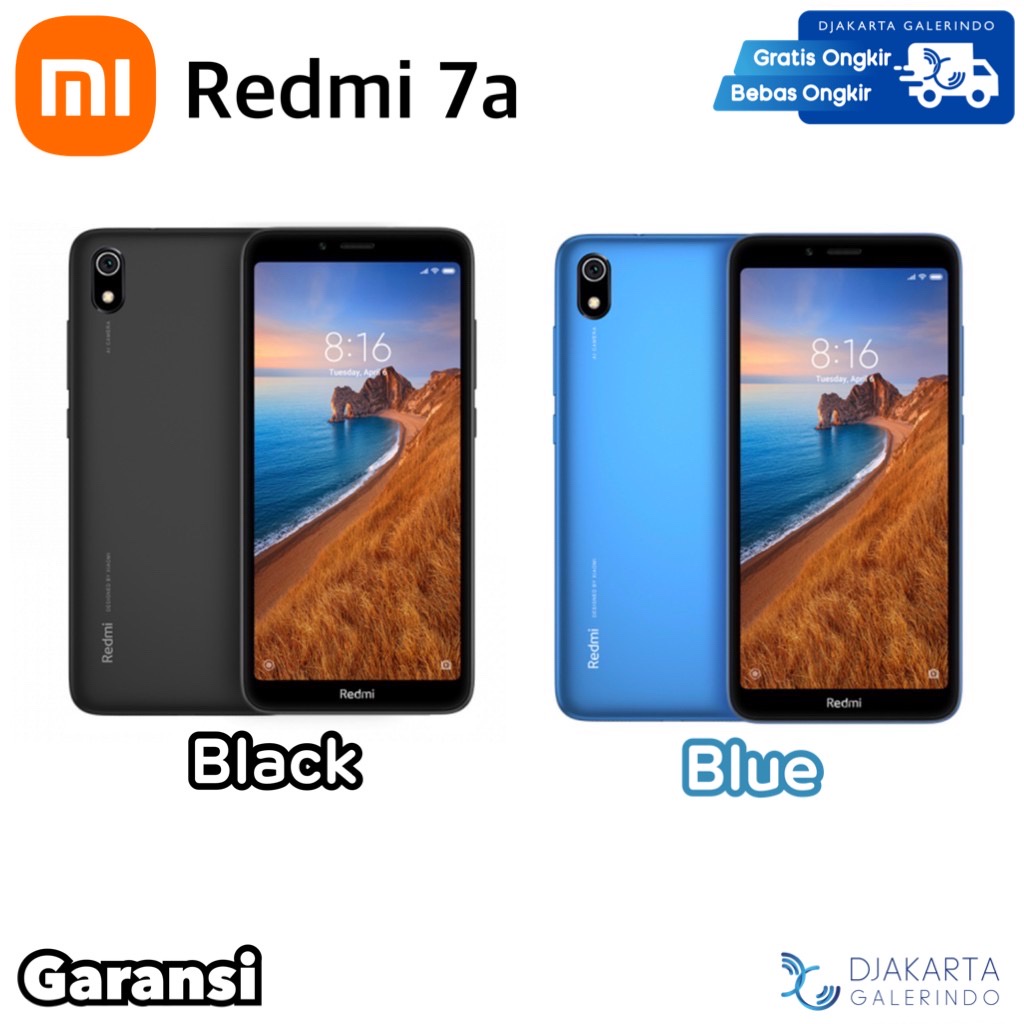Jual Xiaomi Redmi 7a 2/16GB - 2/32GB - 3/32G ( 16 + 32 ) - Garansi ...