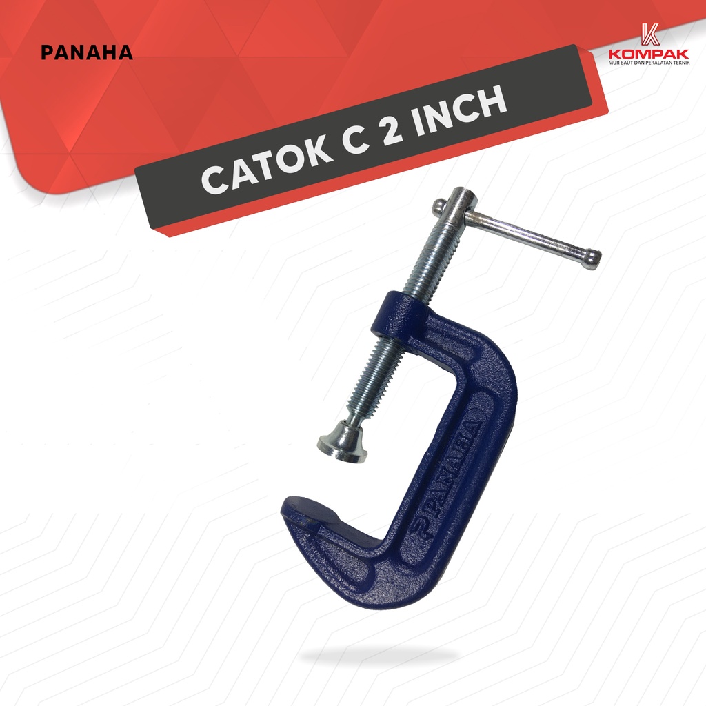 Jual PANAHA Catok C 2" Catok Penjepit Kayu Catok G | Shopee Indonesia