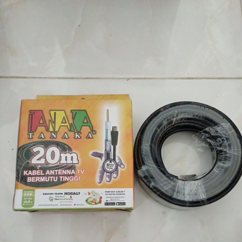 Jual kabel anten merek TANAKA 20 METER | Shopee Indonesia