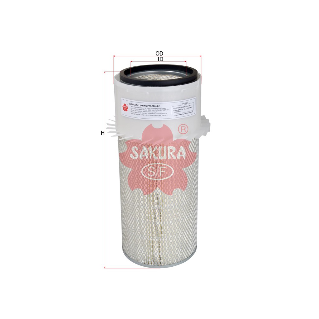 Jual Sakura Air Filter Udara AS-2831 Hyundai R210-7H Eng Mit, Hyundai ...