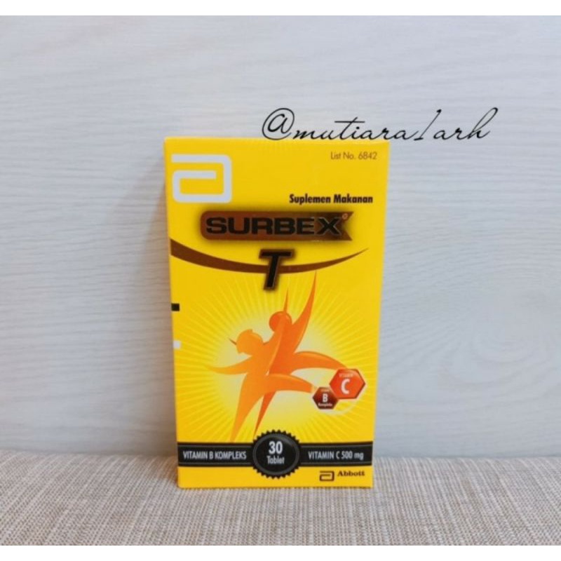 Jual SUBREX T 30 Tablet - SUBREK - Vitamin b kompleks dan vitamin c ...