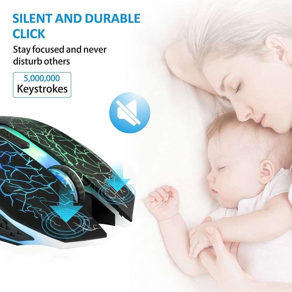 Jual Mouse Game - Mouse Wireless Game - Mouse Gaming Wireless Dengan 6 ...