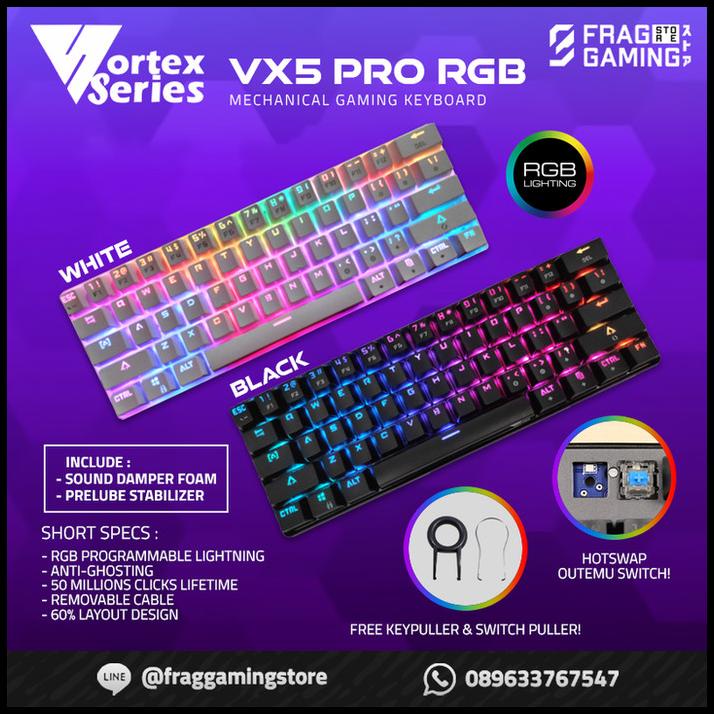 Jual Vortexseries Vx5 Rgb Mechanical Keyboard Vortex Vx 5 - Gaming ...