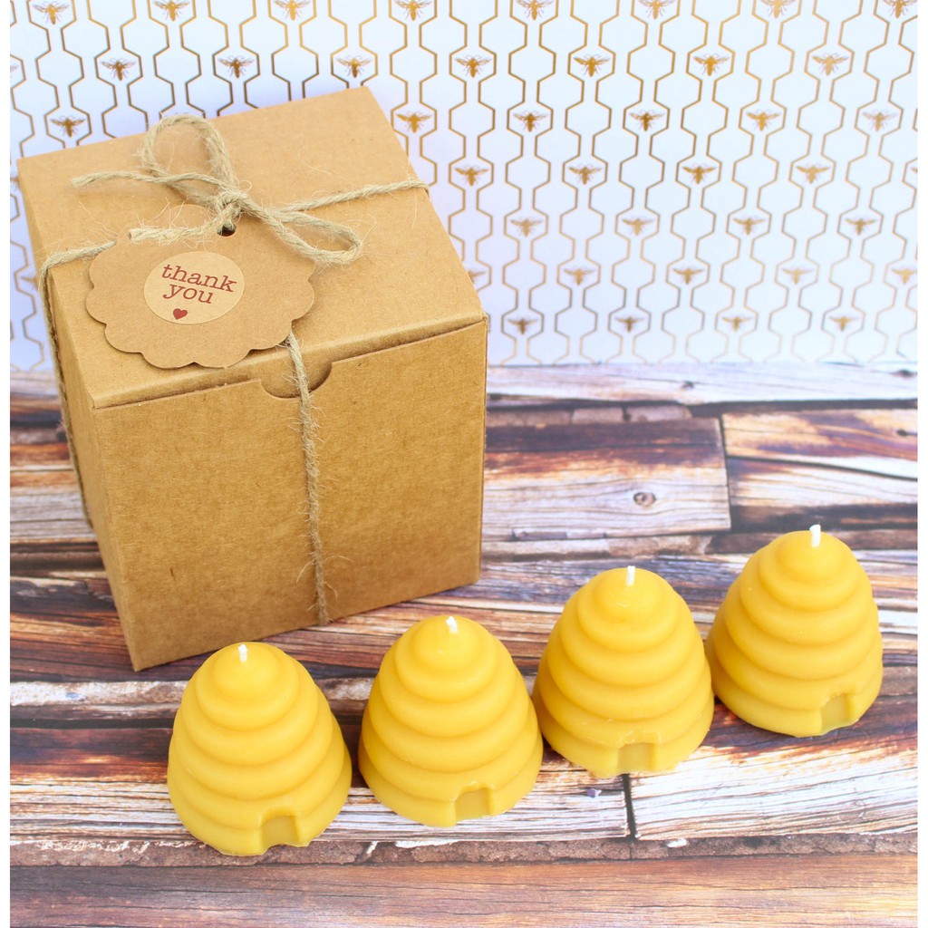 Jual Handmade Beeswax Candle Beehive Votive Size Lilin Lebah Madu ...