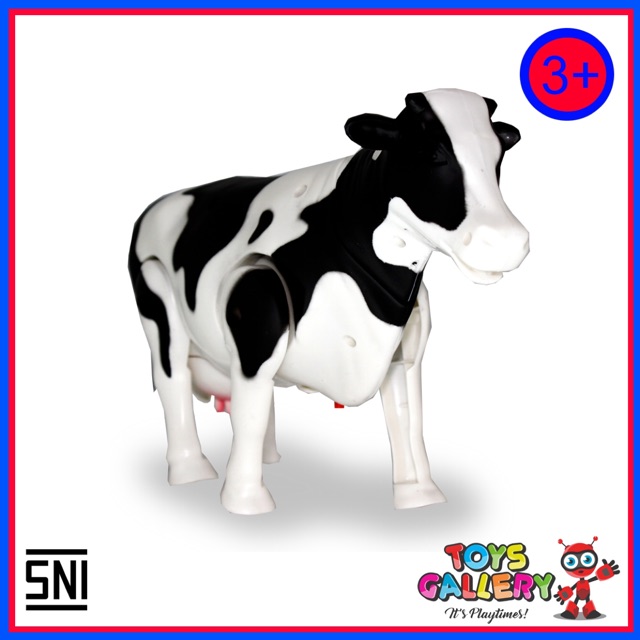 Jual Mainan binatang Sapi Berjalan / Cow Robot / Sapi Mainan 333-33 ...