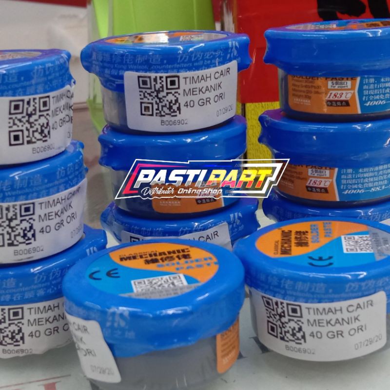 Jual Timah Pasta / Timah Cair Mechanic 40gr untuk cetak IC Dll | Shopee ...