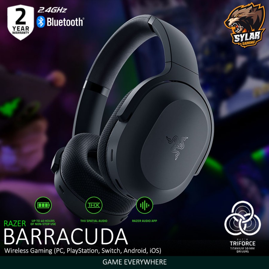 Jual Razer Barracuda Wireless Multi-platform Gaming Headset | Shopee ...