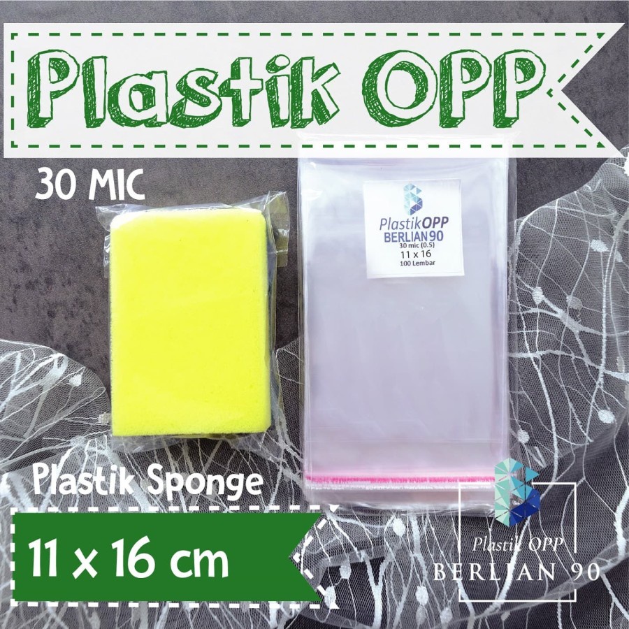 Jual Plastik Opp 11x16 cm Plastik Seal Plastik Opp Lem Plastik Kemasan ...