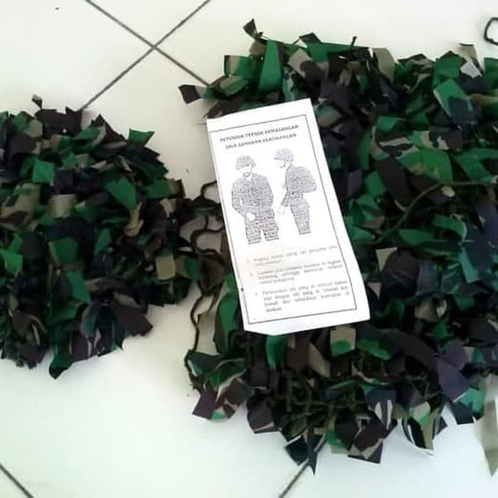 Jual Samaran Ransel Helm TNI - Penyamaran Camouflage Army Airsoft ...