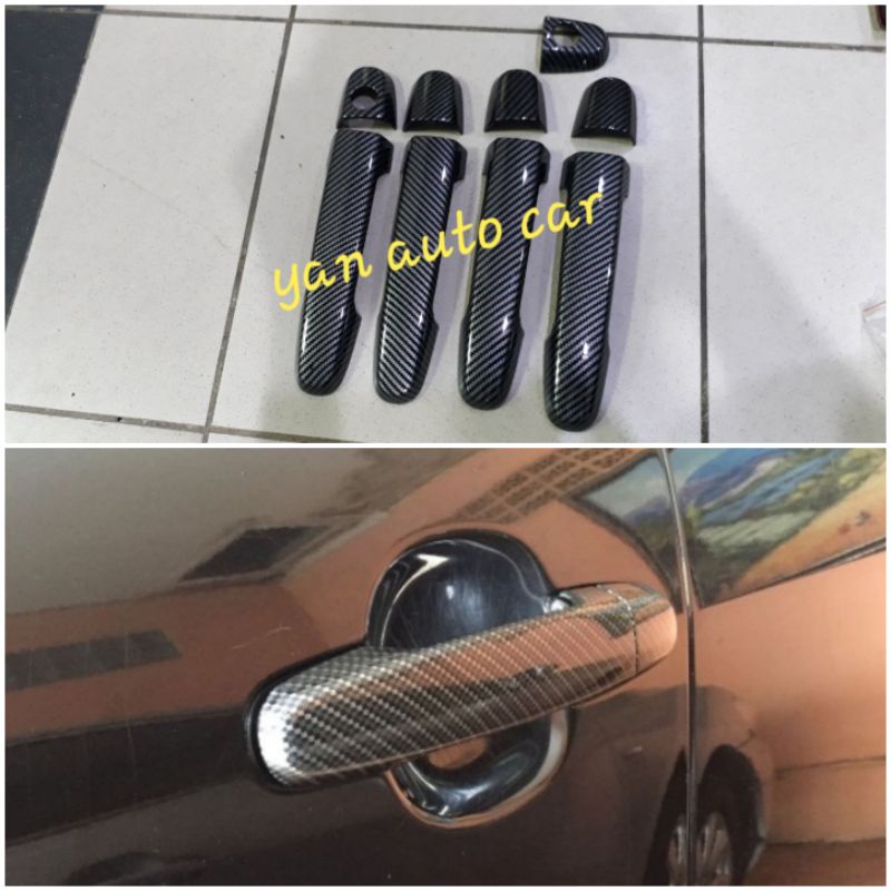 Jual cover Handle Luar Pintu Toyota INNOVA LAMA Carbon | Shopee Indonesia