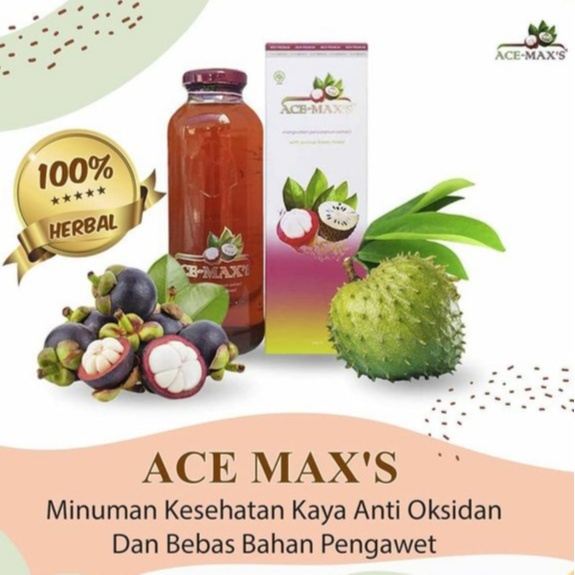 Jual Ace Maxs Extra Kulit Manggis Daun Sirsak 350 ml | Ace Max's | Shopee Indonesia