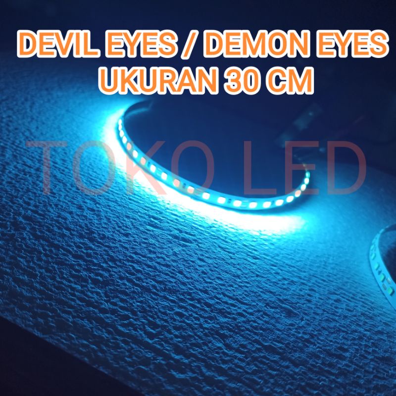 Jual Lampu DEVIL Eyes 30cm demon projie scoopy nmax motor mobil ...