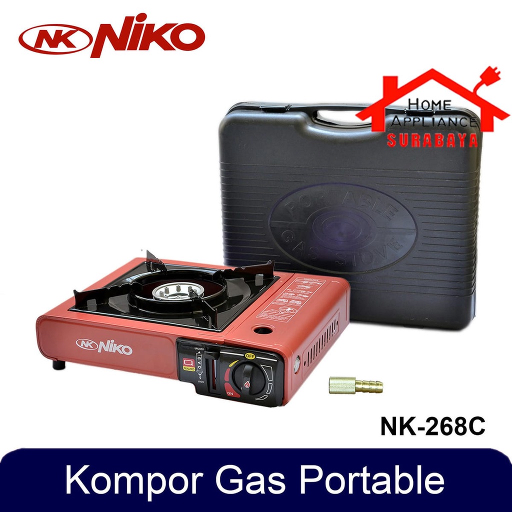 Jual Kompor Camping Portable Niko 2 IN 1 NK-268C / NK268 / NK 268 C ...