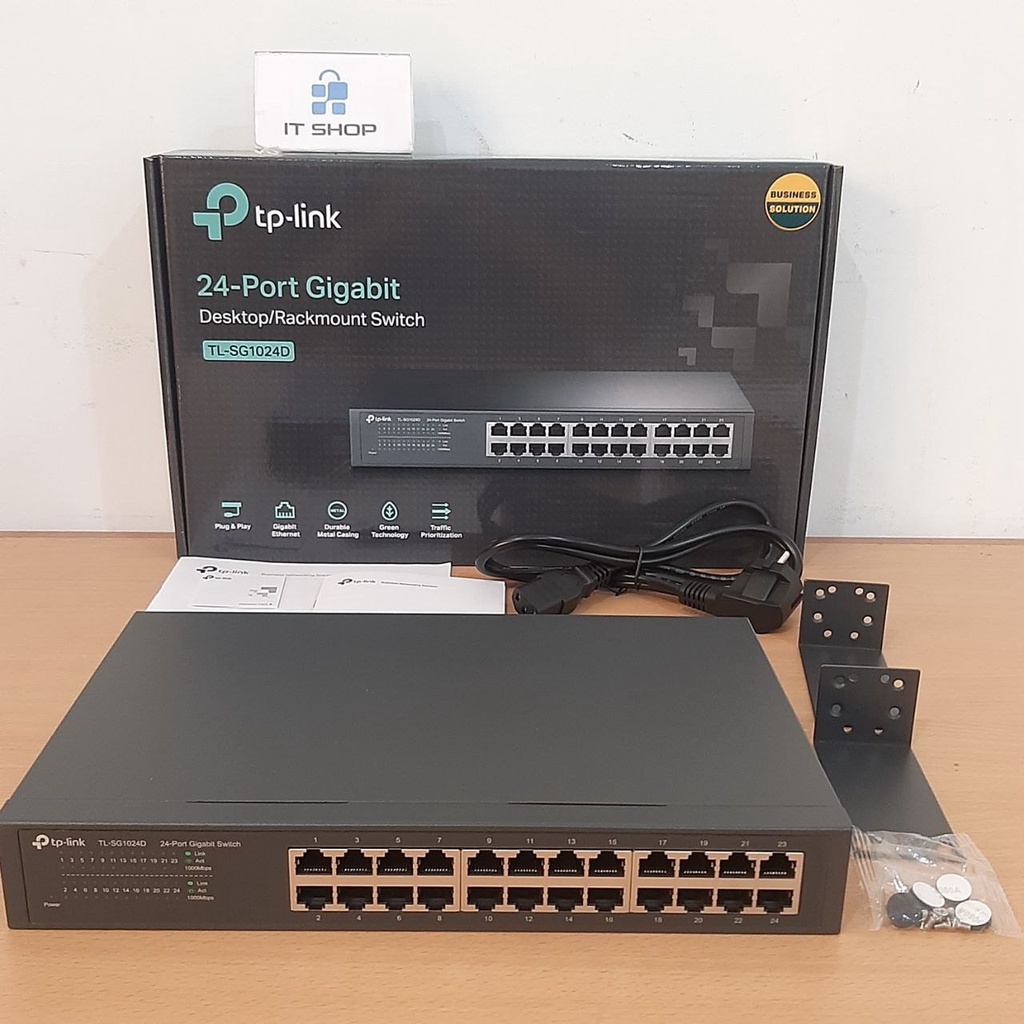Jual TP-Link TPLINK TL-SG1024D 24-Port Gigabit Desktop Switch | Shopee ...