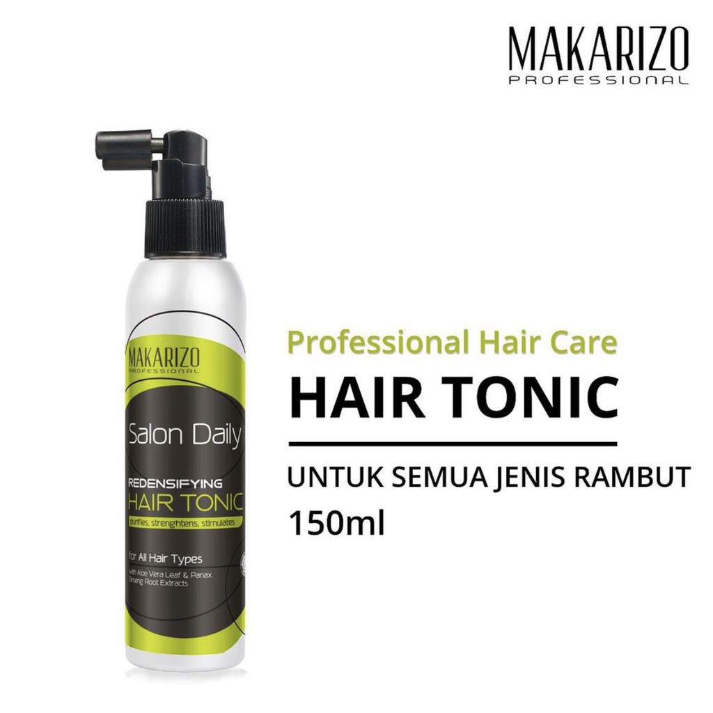 Jual Makarizo Salon Daily Redensifying Hair Tonic | Vitamin Rambut ...
