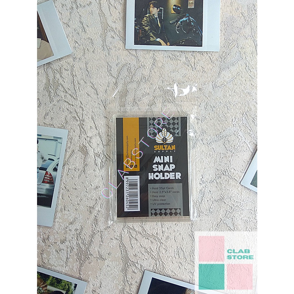 Jual Sultan Mini Snap Acrylic Card Holder TCG Sport kpop PhotoCard ...