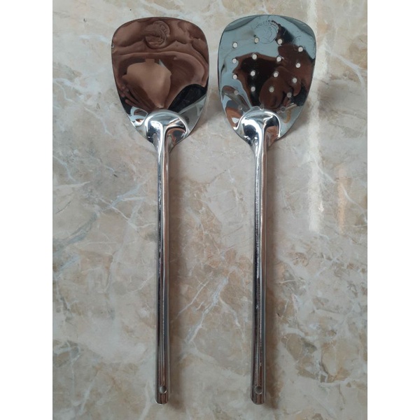 Jual SPATULA / SUTIL / SOTIL / SPATULA BESAR FULL STAINLESS/ SOTIL ...