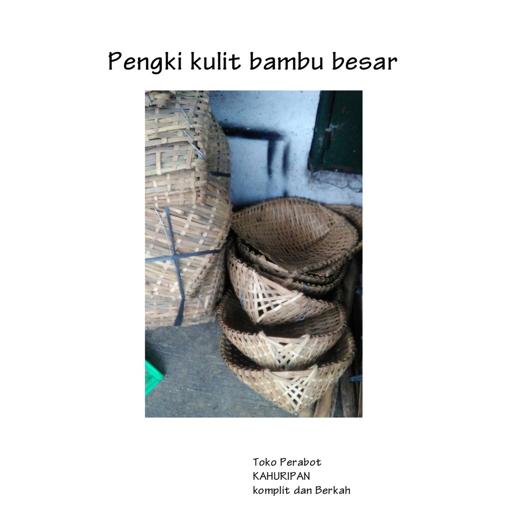 Jual Pengki kulit bambu besar | Shopee Indonesia