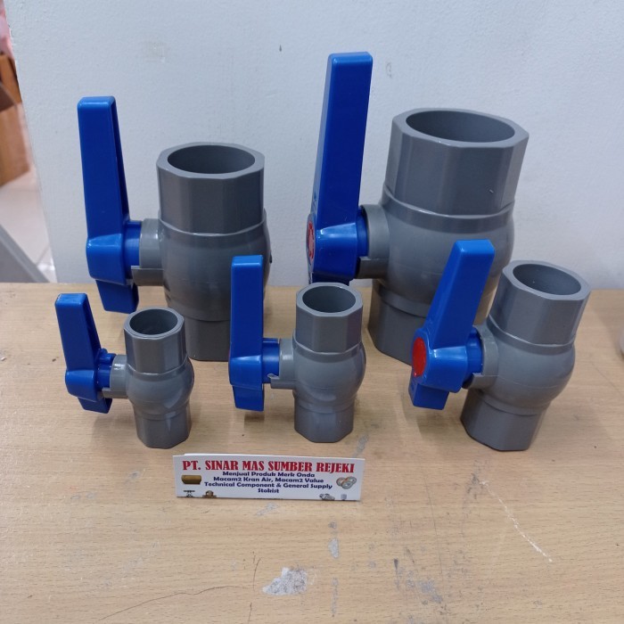 Jual Ball Valve PVC 07 Merk FRAP ukuran 1 1/4 inch | Shopee Indonesia