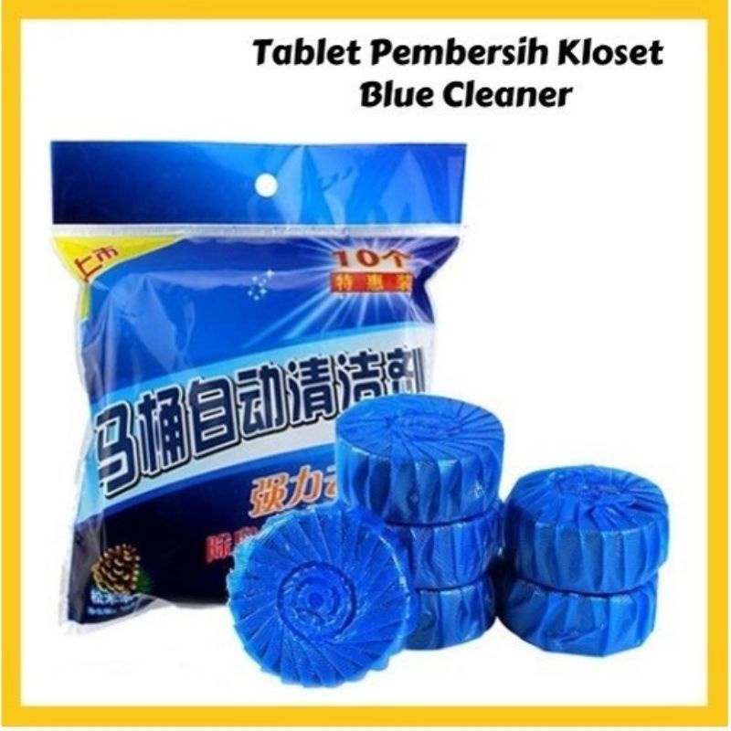 Jual Tablet Penyegar Toilet Automatic Blue clean Pembersih Kolset ...