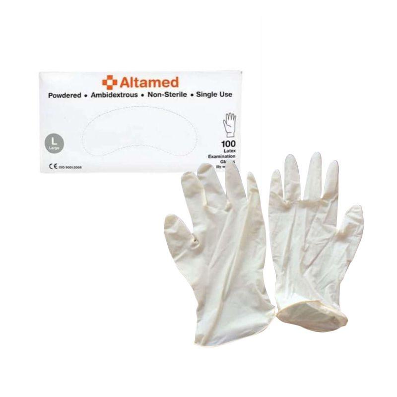 Jual Altamed Gloves Latex Ukuran L | Shopee Indonesia