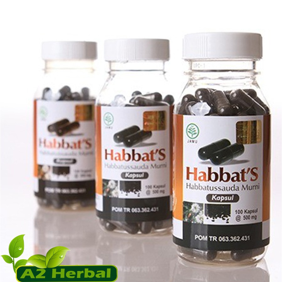 Jual Habbats Habbatussauda Murni 100 Kapsul Jintan Hitam Black Seed ...