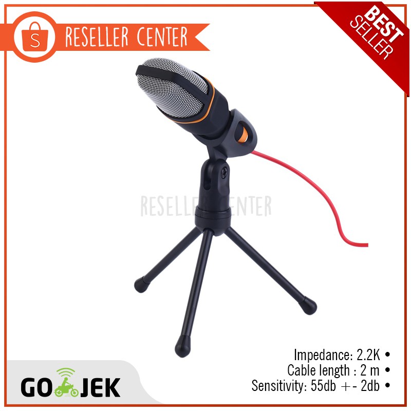 Jual [MIC SF-666] Mikrofon Kondenser Studio dengan Stand Professional ...