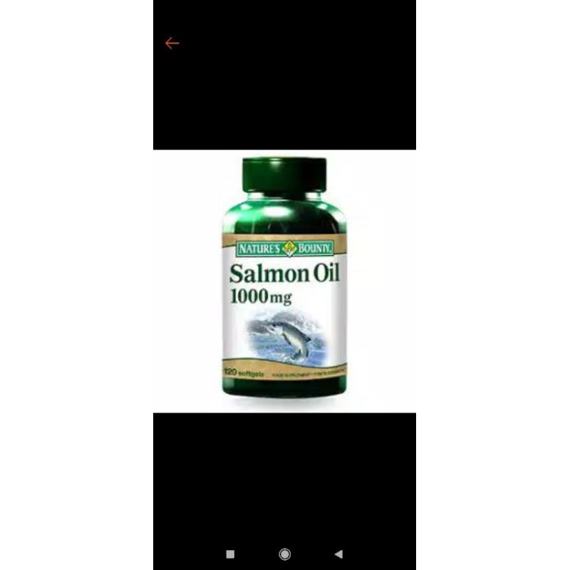 Jual NATURE'S BOUNTY SALMON OIL ISI 120 KAPSUL | Shopee Indonesia