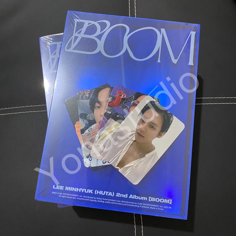Jual BOOM 2nd Album Huta Lee Minhyuk BTOB Changsub Eunkwang Sungjae Hyunsik Peniel | Shopee ...