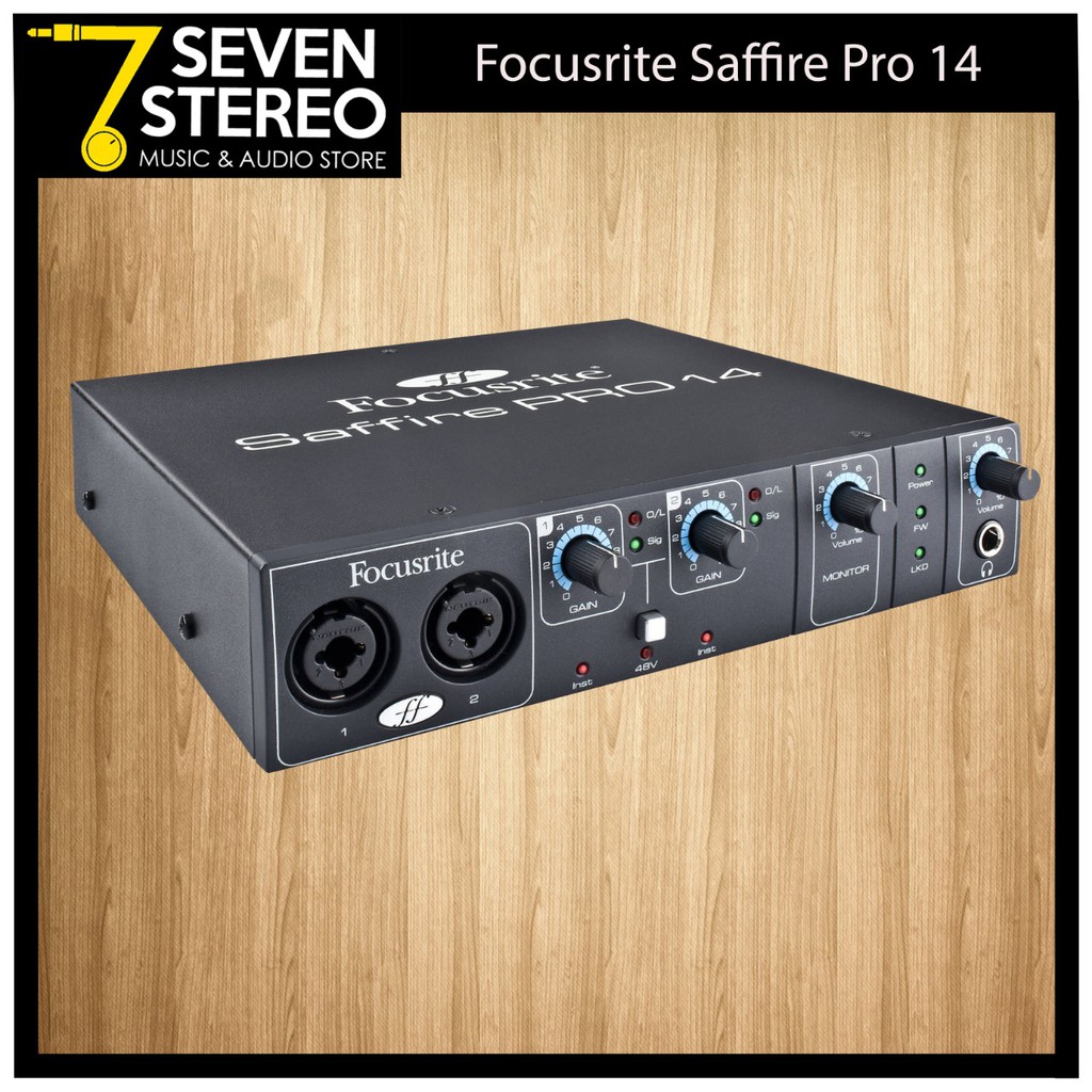 Jual Focusrite Saffire Pro 14 Audio Interface - Soundcard Recording ...
