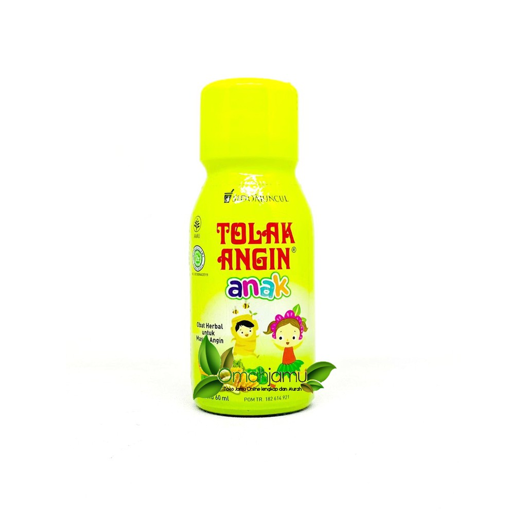 Jual TOLAK ANGIN ANAK CAIR BOTOL 60 Ml. HERBAL MASUK ANGIN ANAK ...