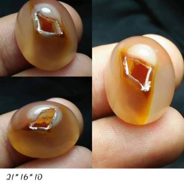 Jual Natural Batu Akik combong Kalsedon unik | Shopee Indonesia