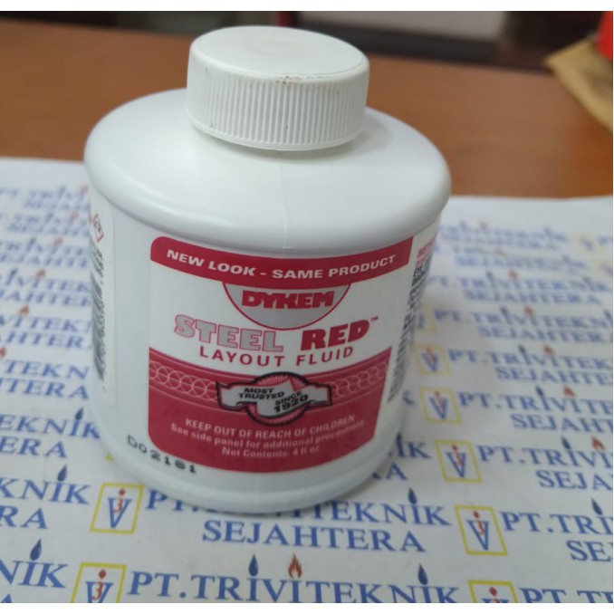 Jual dykem steel red layout fluid,cairan penanda persisi logam merah ...