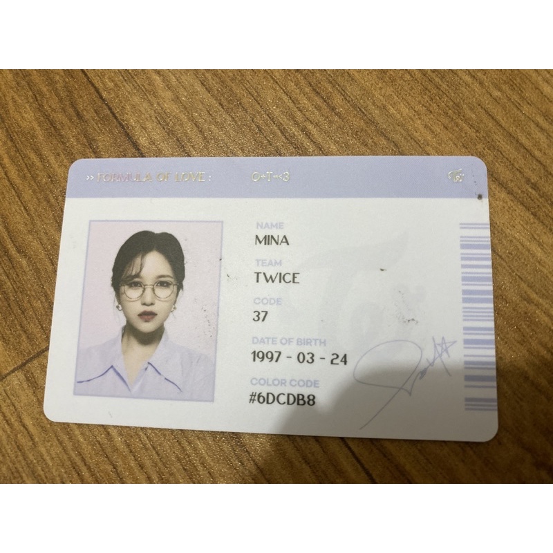 Jual [READY] TWICE FORMULA OF LOVE ID CARD SCRATCH CARD SCIENTIST ...