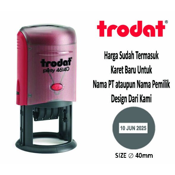Jual Stempel Trodat tanggalan Bulat | Shopee Indonesia