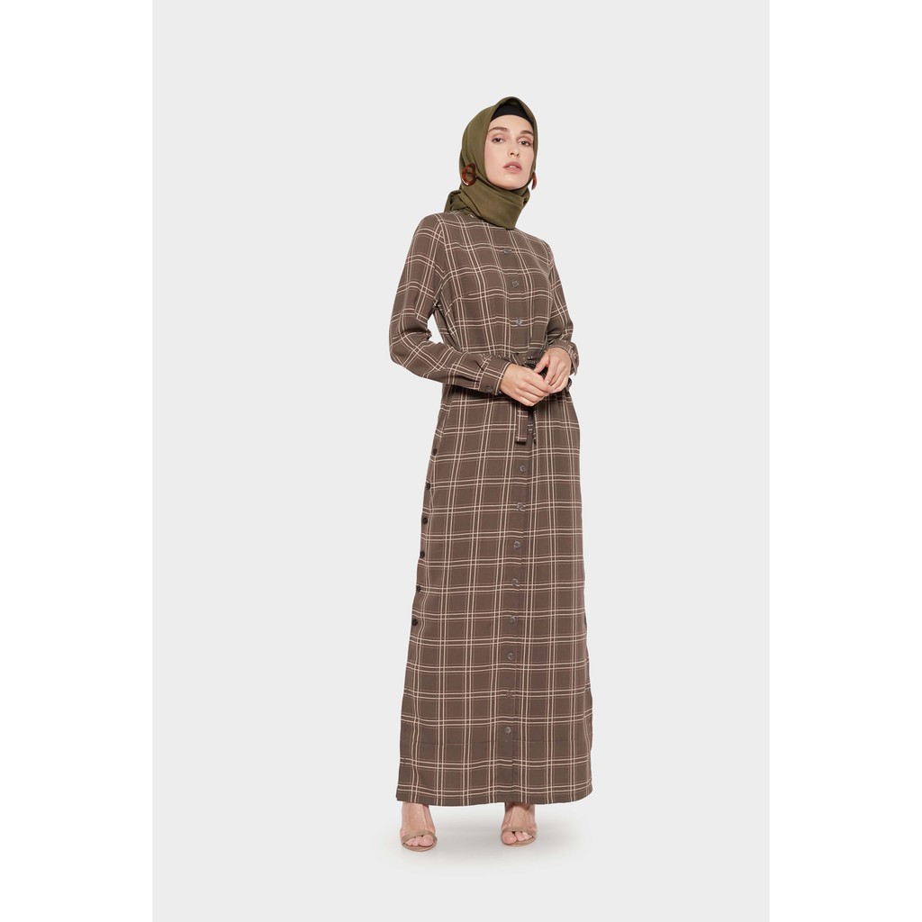 Jual SUQMA Athea Dress Tartan | Shopee Indonesia