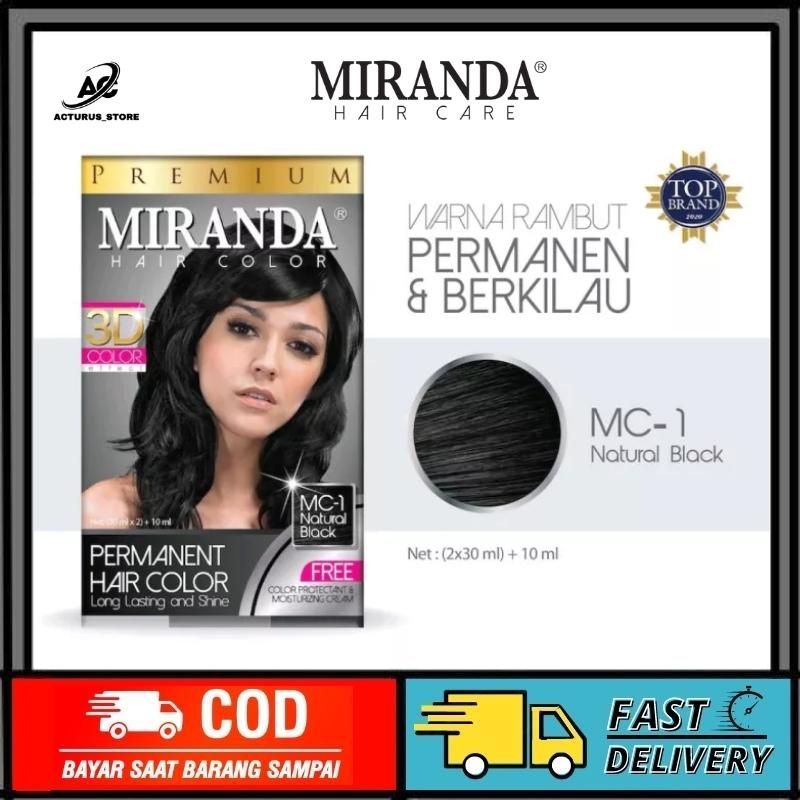 Jual Miranda Hair Color MC-1 Natural Black 30 Gr / Cat Rambut Permanen ...