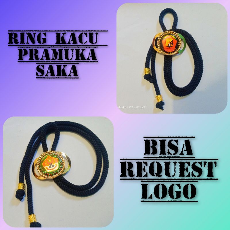 Jual Ring kacu Pramuka saka kupingan emas logo pramuka tali ( satuan ...