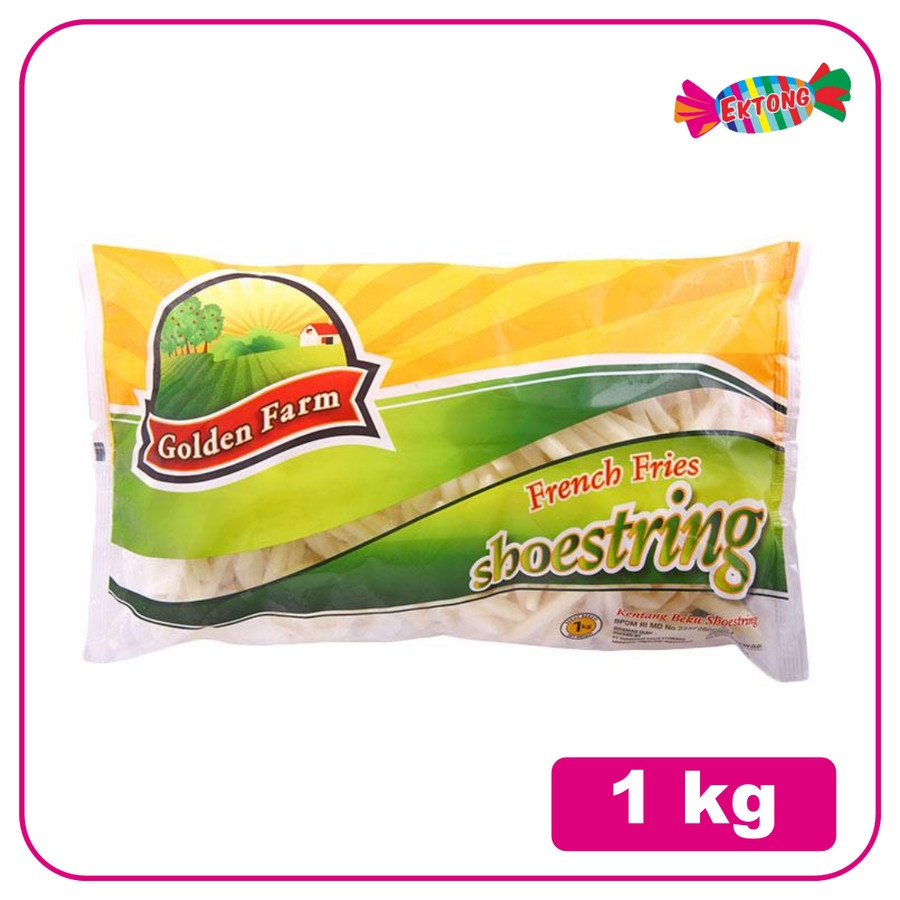 Jual GOLDEN FARM FRENCH FRIES SHOESTRING 1KG | Shopee Indonesia