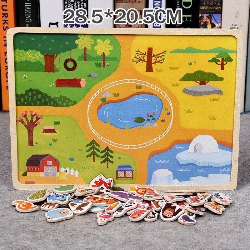 Jual Puzzle Magnet Besar Premium Wooden Puzzle Anak Puzzle Kayu Mainan ...