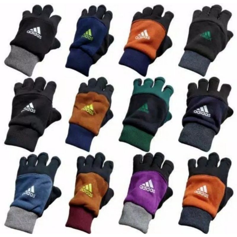 Jual Sarung tangan motor ADIDAS NIKE half finger hand biker bike racing | Shopee Indonesia