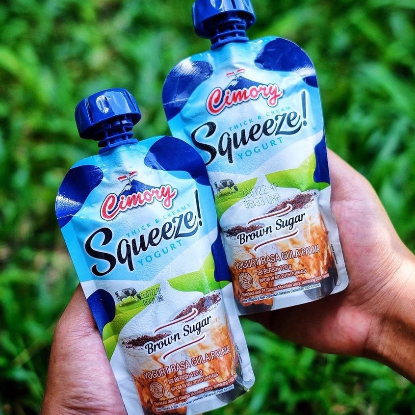 Jual CIMORY Yogurt Squeeze Brown Sugar Pouch 120gr | Shopee Indonesia