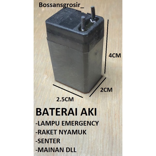 Jual Batrerai Aki Lampu Emergency / Batre Lampu Emergency / Batrai Aki ...