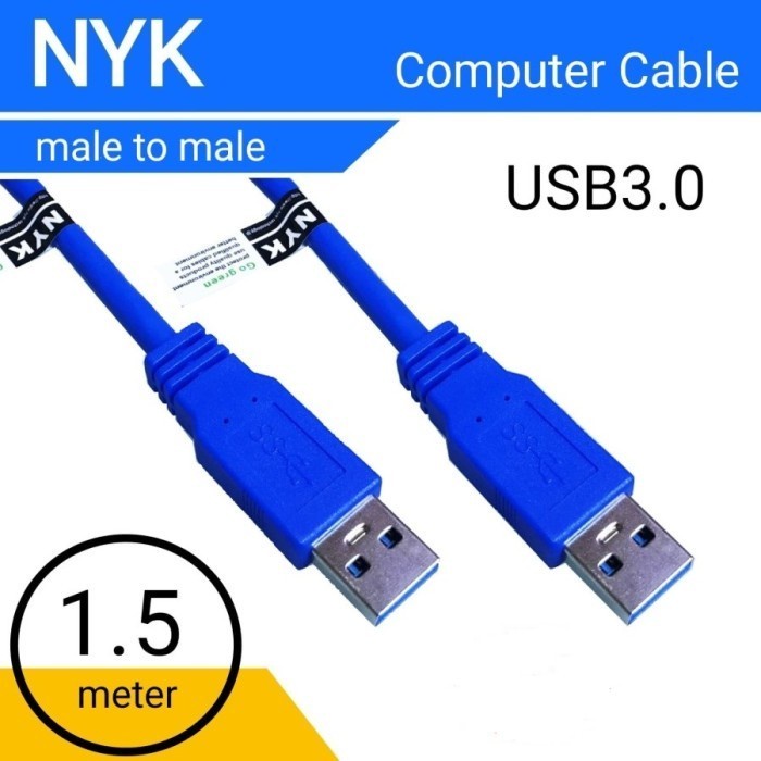Jual Kabel USB 3.0 Male to Male 1,5 meter | Shopee Indonesia
