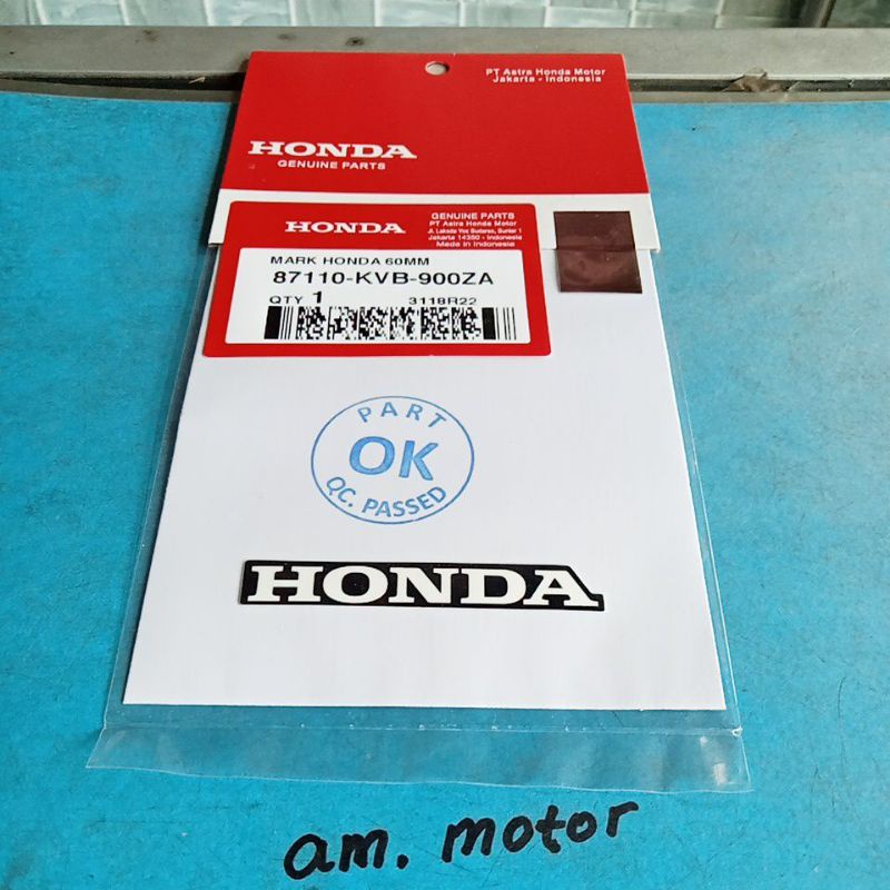 Jual logo, stiker, emblem, honda, spakbor belakang.honda ori | Shopee ...