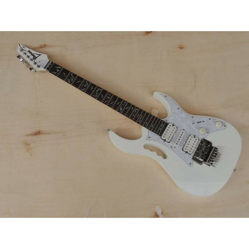 Jual GITAR IBANEZ JEM FLOWER WHITE | Shopee Indonesia