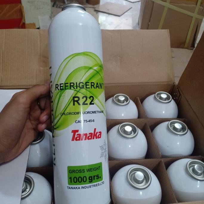 Jual Freon R22 Refrigerant Tanaka 1000 Gram Original | Shopee Indonesia